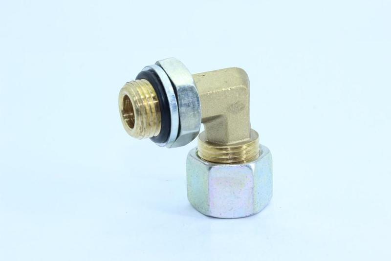 Cotovelo macho com contra porca e oring 12mm x m16 - Rgr - Outros ...