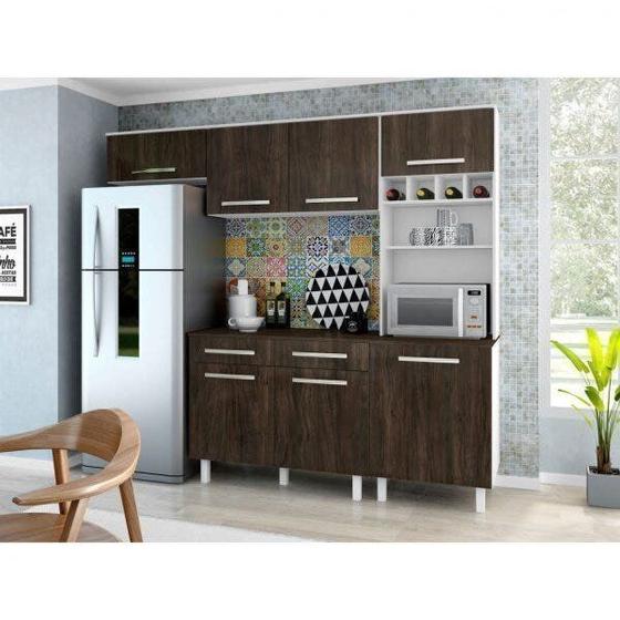 Cozinha Compacta 5 Portas 5 Nichos Lorena Plus Madine - Madine Móveis ...