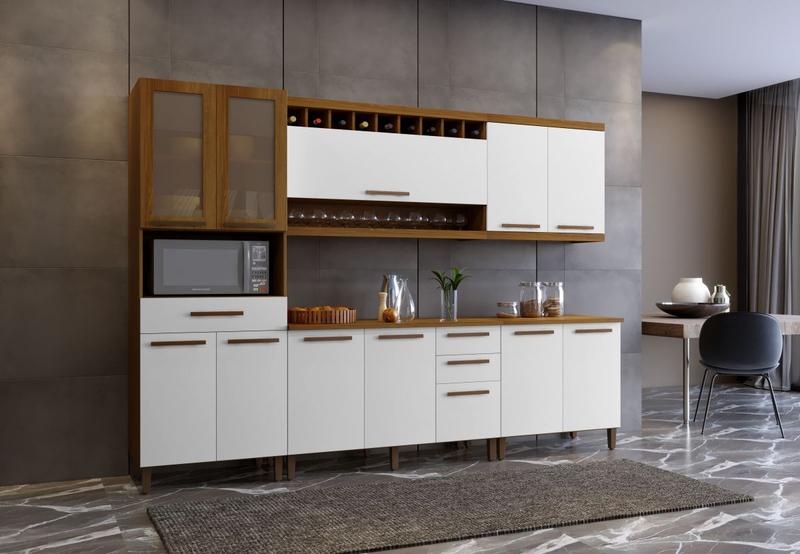 Cozinha Completa Diva Arte Móveis - Arte móveis - Cozinha Compacta ...