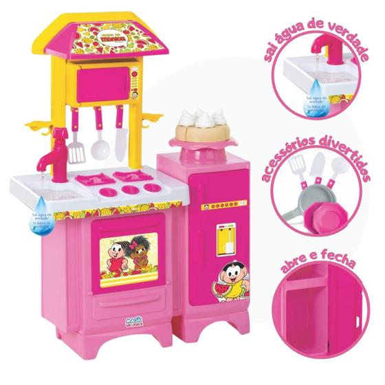 Cozinha Completa Turma Da Monica Com Forninho E Geladeira - Magic Toys - Cozinha Infantil / de ...