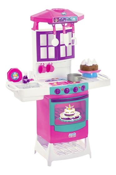 Cozinha Infantil Completa Meg Doll Com Som Luz Sai Água Magic Toys - Cozinha Infantil / de ...