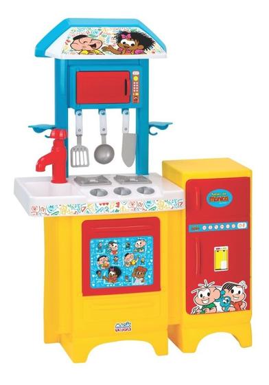 Cozinha Infantil Completa Turma Da Monica Geladeira Magic Toys - Cozinha Infantil / de Brinquedo ...