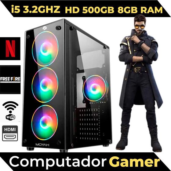 CPU PC Gamer Intel Barato Core I5 8GB HD 500 GB - Desktop Gamer I5 ...