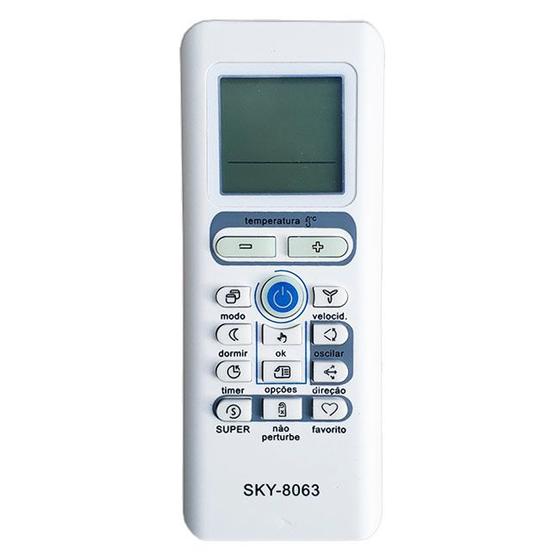 CR-3206 Controle Remoto Ar Condicionado Springer/Midea 22000 BTUs ...