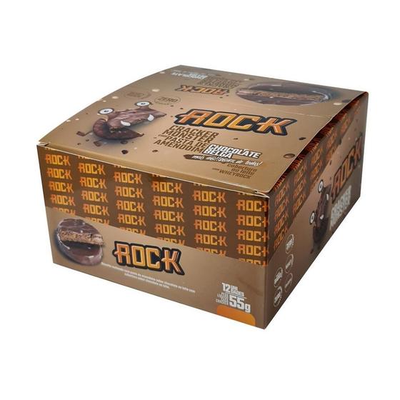 Cracker Monster (Caixa 12 unid de 55g) - Sabor: Chocolate Belga - Rock ...