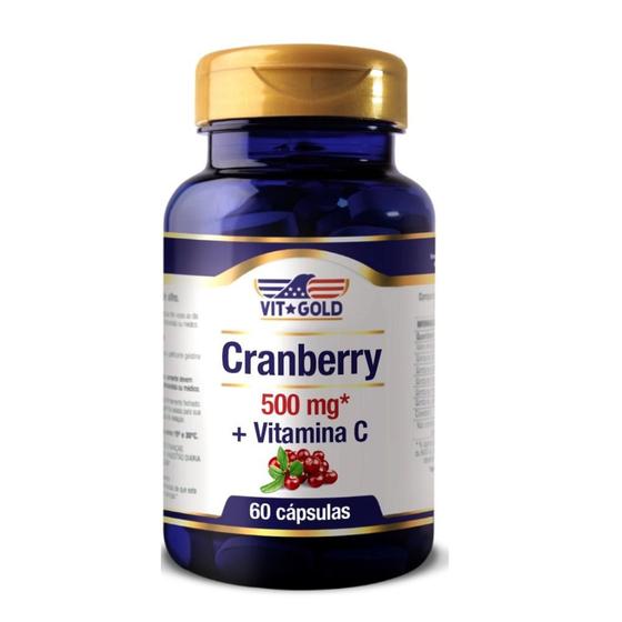 Cranberry 500 mg com Vitamina C Vitgold 60 cápsulas - Fitoterápicos ...