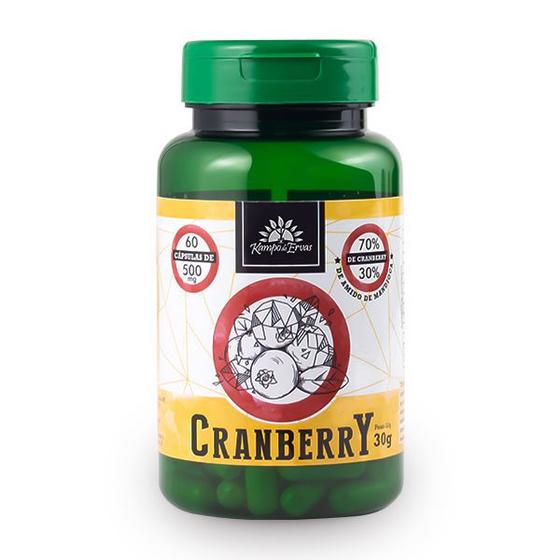 Cranberry Cápsulas de 500 mg cada 70 % Frutos 60 cápsulas - Kampo de ...