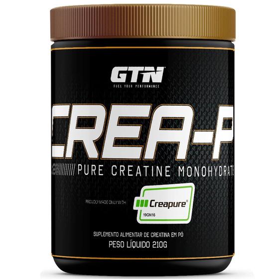Crea-P Creatina Pure Creatine Monohydrate 210g GTN - Massa Muscular ...
