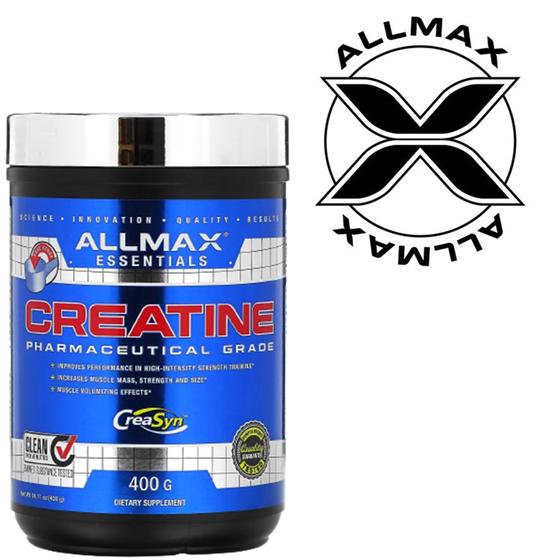 Creatina Allmax Suplemento Scoop Free 400g Muscle Végano - Creatina ...