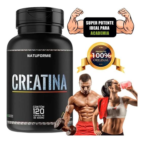 Creatina Concentrada Premium 120 Cápsulas Force 500 Mg - Natuforme ...