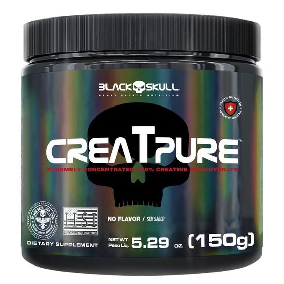 Creatina Creatpure Black Skull 150 g - Creatina - Magazine Luiza