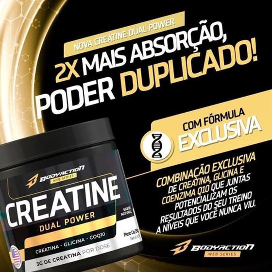 Creatina Dual Power BodyAction 150g - Creatina - Magazine Luiza