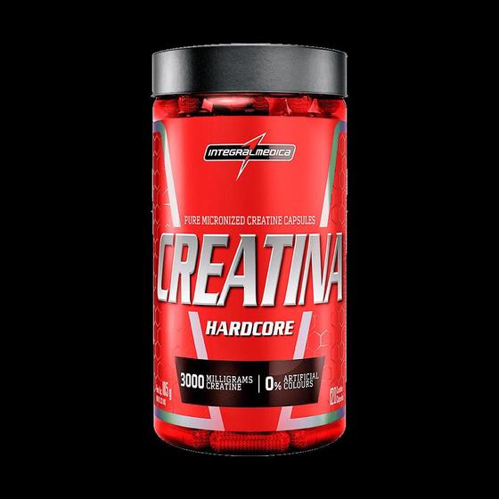 Creatina Hardcore 120 Cáps Integral Médica Pura - Creatine - INTEGRAL ...