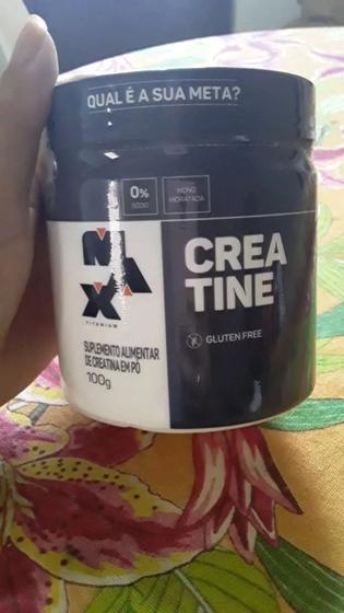 Creatina Max 100g Monohidratada Max Titanium 0% De Sódio Original ...