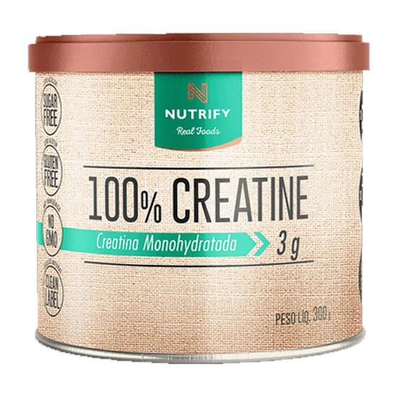 Creatina Monohidratada 3000g Pura 300g Nutrify Vegano Creatina