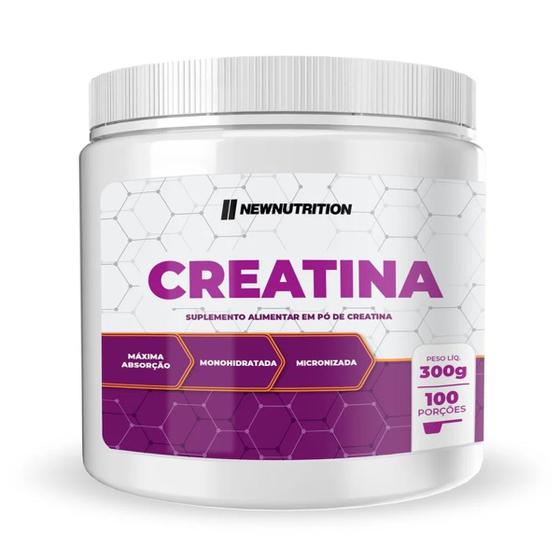 Creatina Monohidratada 300g em Pó - New Nutrition - Newnutrition ...