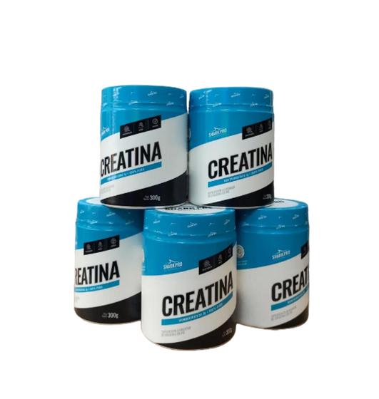 CREATINA MONOHIDRATADA 300g Sabor Natural SHARK PRO Suplementos ...
