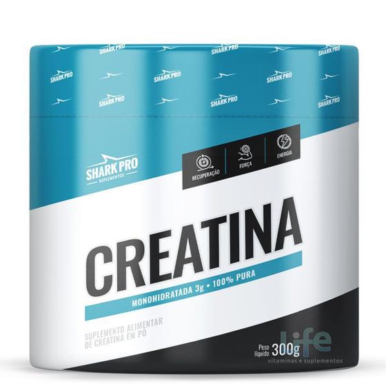 Creatina monohidratada - 300g - SHARK PRO - Creatina - Magazine Luiza