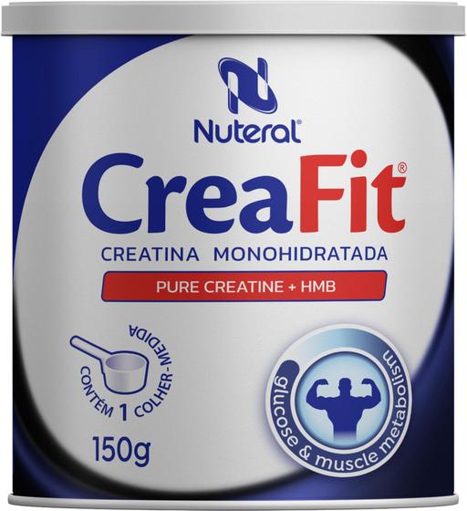 Creatina Monohidratada + HMB - CREAFIT - Lata 150g - Nuteral - Creatina ...