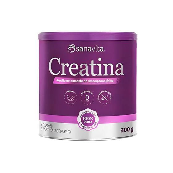 Creatina Sanavita - 300g Monohidratada - Creatina - Magazine Luiza