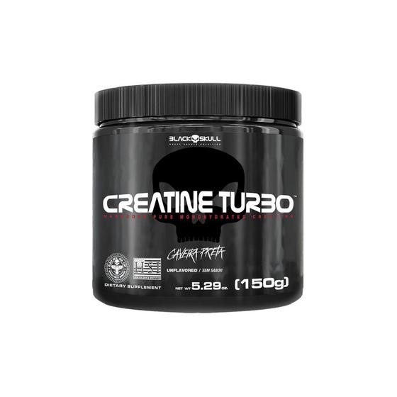 Creatina Turbo Black Skull 150g - Creatine Monohidratada Turbo Caveira ...