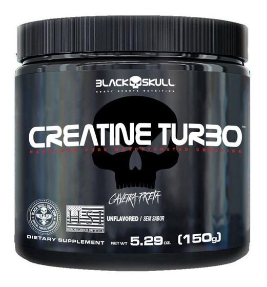 Creatina Turbo Black Skull de 150g Original - Creatina Monohidratada ...