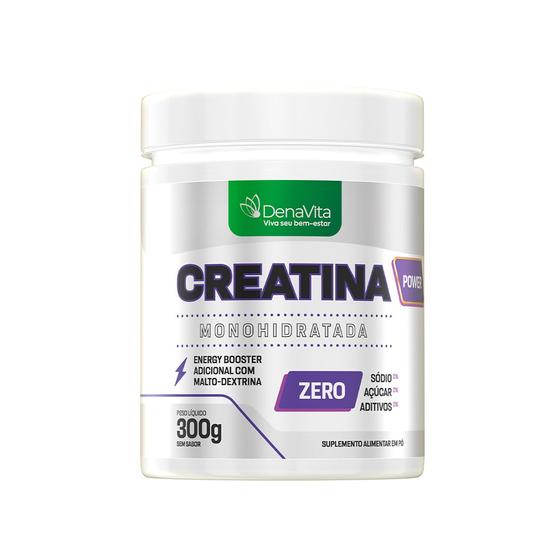 Creatina Turbo Power X3 Monohidratada Creatine Suplemento Em Pó 300g