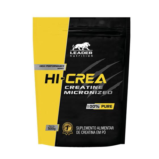 Creatine Micronized 100 Pure 500g Leader Nutrition Creatina