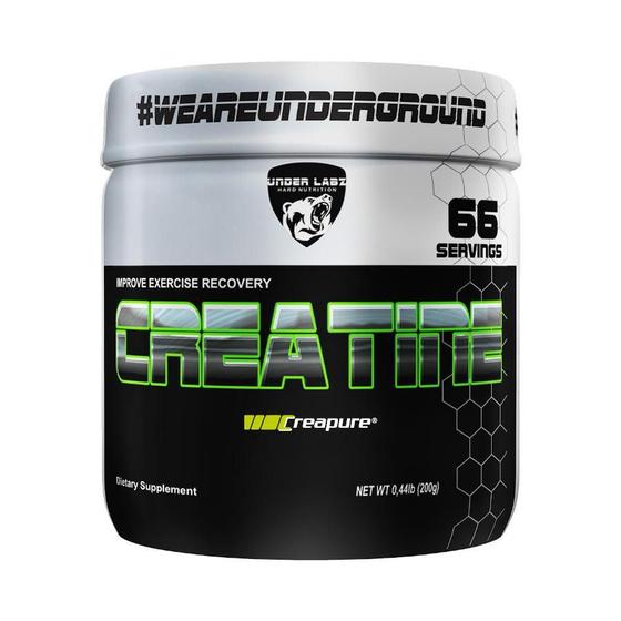 Creatine Monohydrate 200G Creapure - Under Labz - Creatina - Magazine Luiza