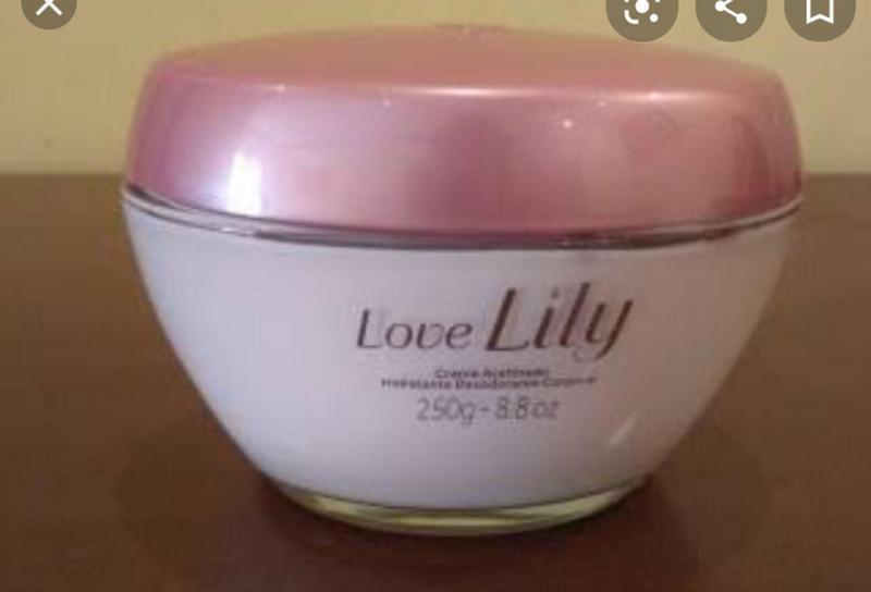 Creme Acetinado Hidratante Desodorante Corporal Love Lily, 250g ...