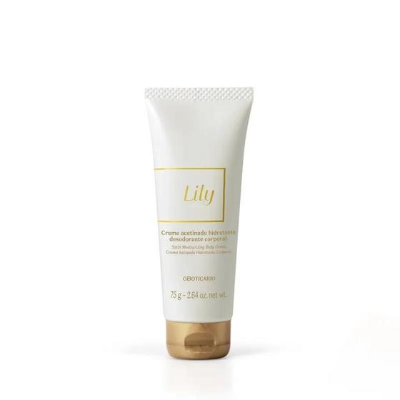 Creme Acetinado Lily 75G De O Boticário - O Boticario - Hidratante ...