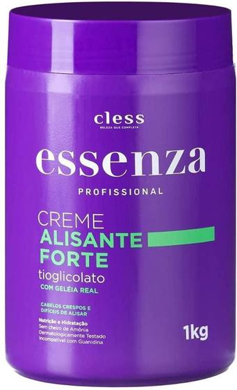 Creme Alisante Forte Essenza Profissional Cless 1Kg - Alisamento de ...