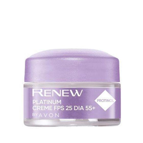 Creme Avon Renew Platinum Dia FPS 25 + 55 15g - Rejuvenescedor Facial ...