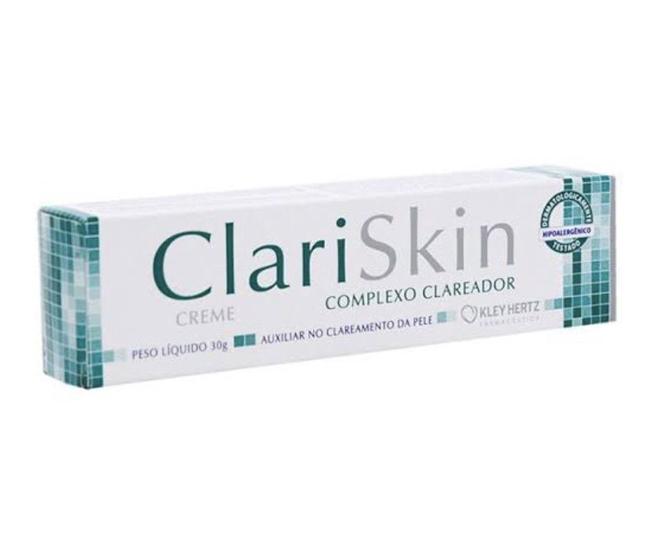 Creme Clareador de Pele Clariskin 30g Complexo Clareador - Kley Hertz ...