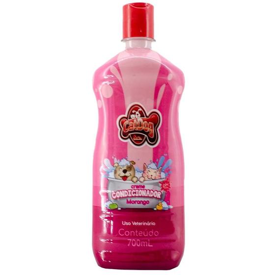 Creme Condicionador CatDog & Cia Morango para Cães e Gatos - 700 mL ...