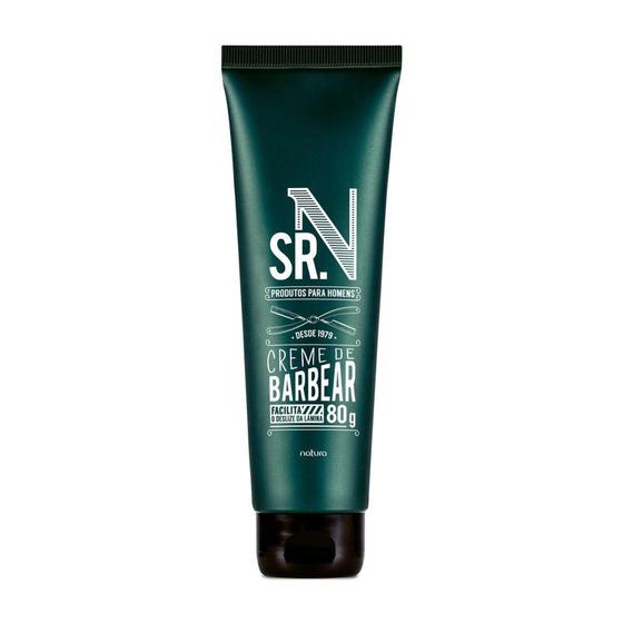 Creme de Barbear Espumante Sr. N Natura 80g - Espuma de Barbear ...