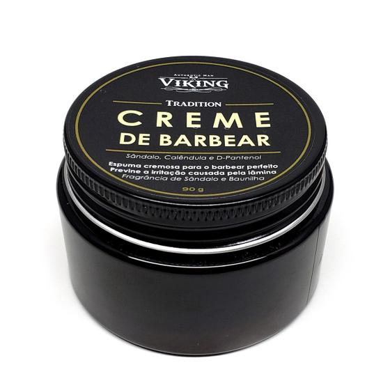 Creme De Barbear Extra Deslizante Tradition Viking - Espuma de Barbear ...
