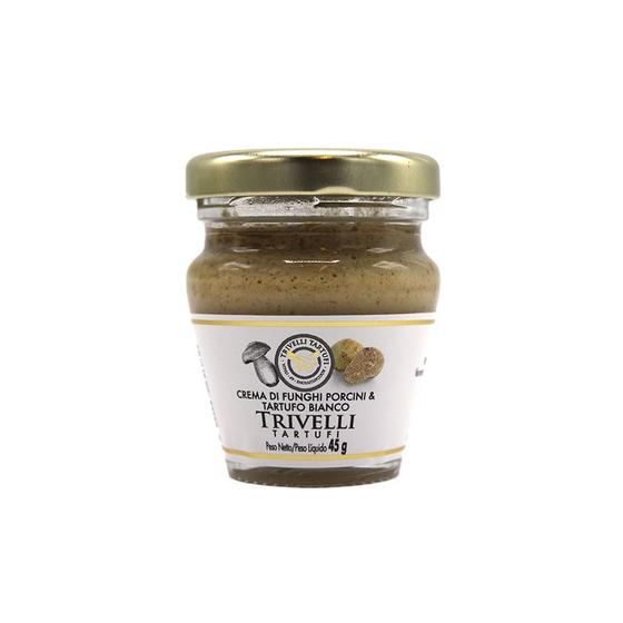 Creme de Funghi Porcini e Trufa Branca Trivelli Tartufi 45g - Molho ...