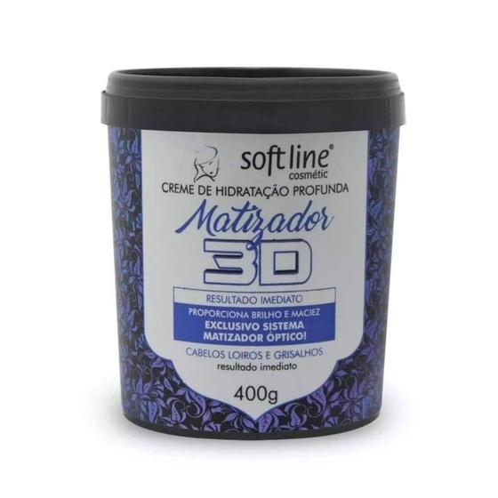 Creme de hidratação profunda matizador 3d - 400g - Soft Line Cosmetic ...