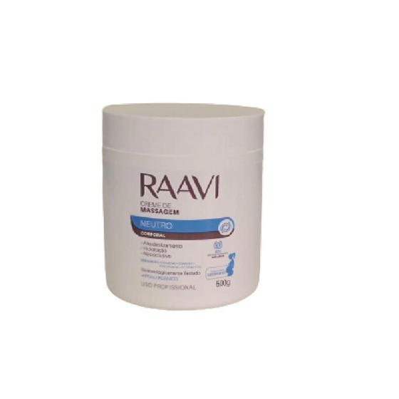 Creme De Massagem Raavi Neutro 500G - Cosméticos para Massagem ...