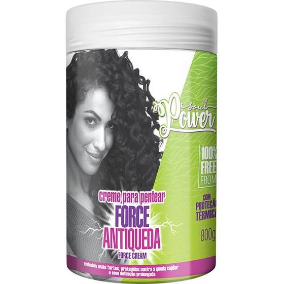 Creme De Pentear Soul Power Antiqueda Force Cream 800g - Creme de ...