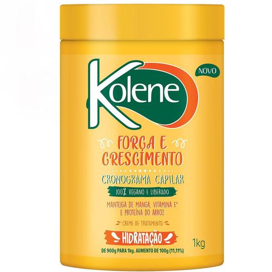 Creme de Tratamento Kolene Hidratação 1kg - Máscara Capilar - Magazine ...