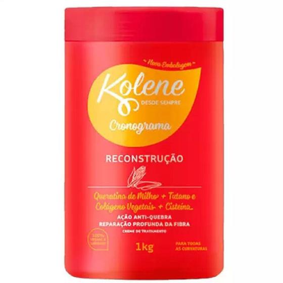 Creme de Tratamento Kolene Reconstrução 1kg - Máscara Capilar ...