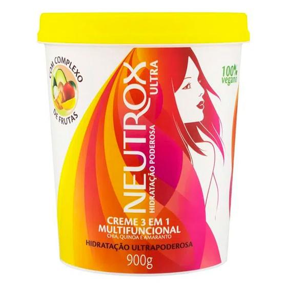 Creme De Tratamento Neutrox 3 Em 1 Ultra Hidratação 900g - Cuidados com ...