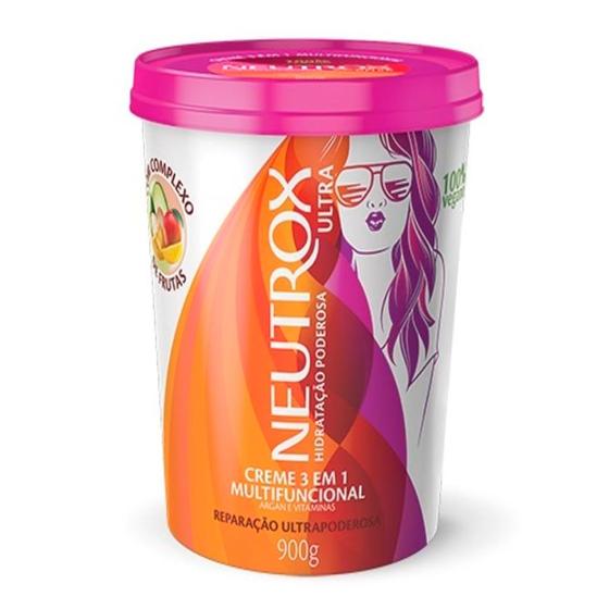 Creme De Tratamento Neutrox 3 Em 1 Ultra Reparação 900g - Cuidados com ...