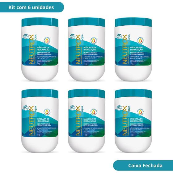 Creme de Tratamento Neutrox Aqua 1kg CX 6 - Máscara Capilar - Magazine ...