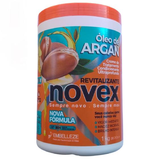 Creme de Tratamento Novex Óleo de Argan Ultraprofundo Embelleze 1kg - Óleo de Abacate - Magazine ...