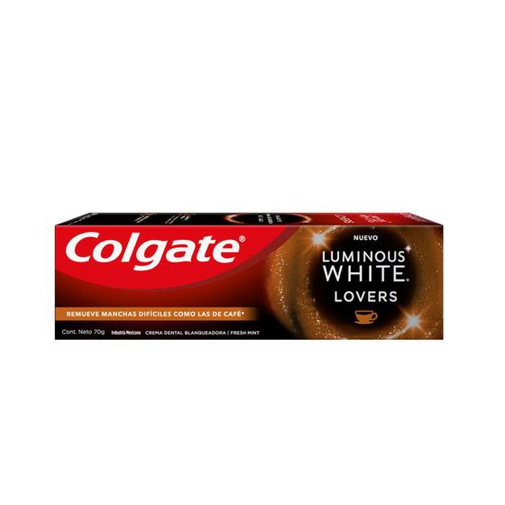 Creme Dental Clar. Colgate Lovers - Luminous White Manchas de Café 70g ...