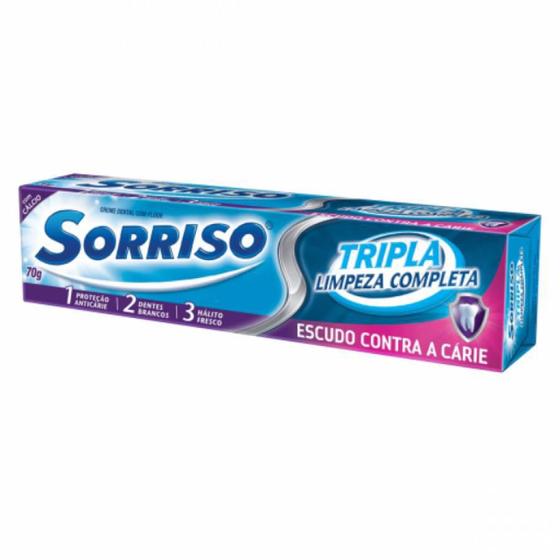 Creme Dental Sorriso 70 Grama Tripla 12 Unid. - Colgate-Palmolive Ind ...