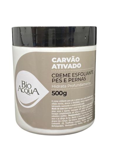 Creme Esfoliante Bio Acqua Com Carvão Ativado 500G - Esfoliante para os ...